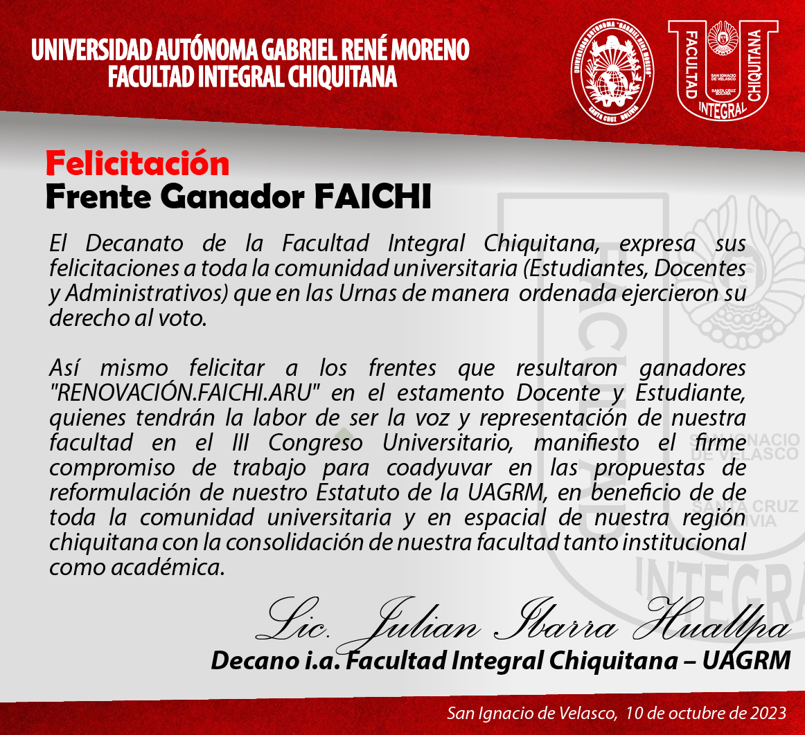 Universidad Autónoma Gabriel René Moreno